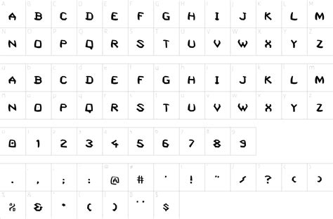 Squashed Random Font 1001 Free Fonts