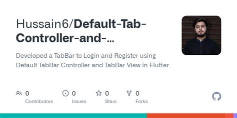 GitHub Hussain Default Tab Controller And TabBarView In Flutter Developed A TabBar To Login