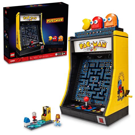 Buy Legoicons Pac Man Arcade Building Kit Build A Replica Model Of A Classic Video Game