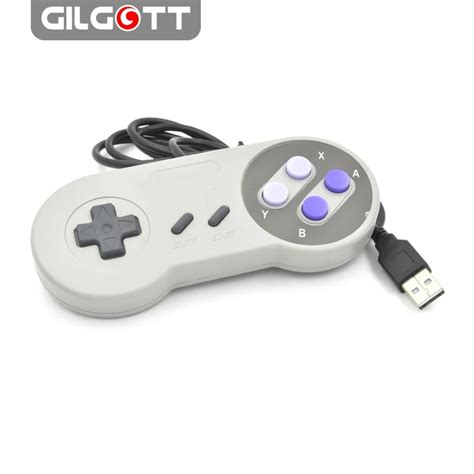 유선 슈퍼 Usb 컨트롤러 게임 패드 조이스틱 클래식 조이패드 닌텐도 Snes 게임 윈도우 Pc 맥 컴퓨터 1 피스