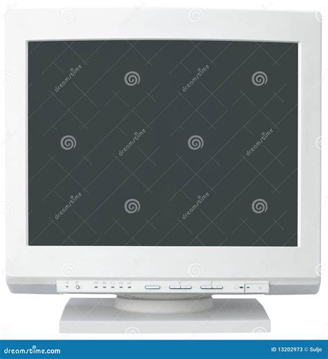 CRT Monitor Stock Image Image Of Crystal Monitor Clear 13202973