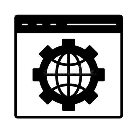 Configuration Vector Icon Which Can Easily Modify Or Edit Stock