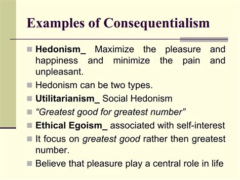 Consequentialist And Non Consequentialist Theory Pptx
