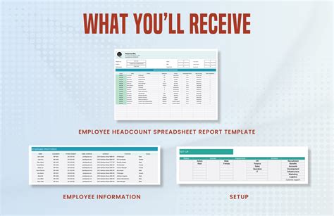 Employee Headcount Spreadsheet Report Template In Excel Google Sheets Download Template Net
