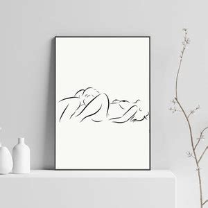 Minimalist Oral Sex Erotic Line Art Oral Sex Art Sensual Etsy Australia