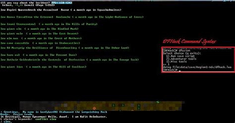 Dwarf Fortress Adventure Mode Utility Script Imgur