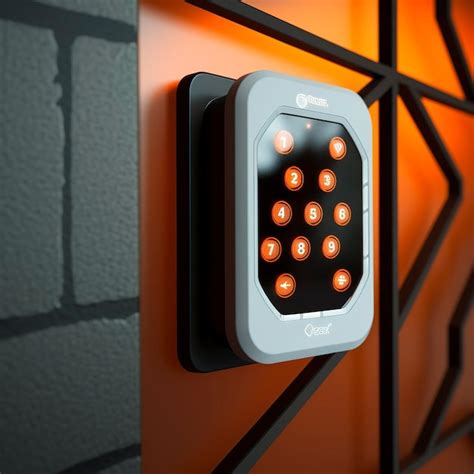 Premium Photo A Photo Of A Home Security Keypad With An Alarm