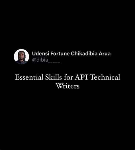 Udensi Fortune Arua On Linkedin Techcomm Technicalwriting Techdocs Softwaredocumentation