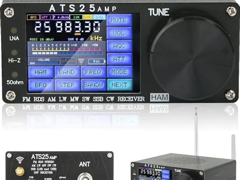Si4732 Ats25 Amp All Band Radio Receiver V417fm Am Ssb Digi Sync Cw Rds Portable Shortwave Radio