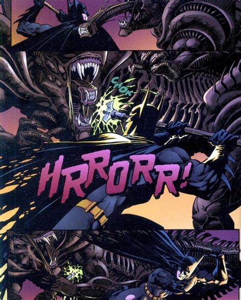 익스트림무비 배트맨 Vs 에일리언 일러스트