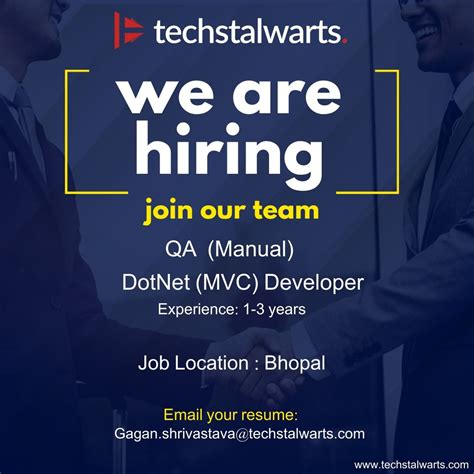Gagan Shrivastava On Linkedin Hiring Qa Qamanual Qamanualtester Bhopal Bhopaljobs