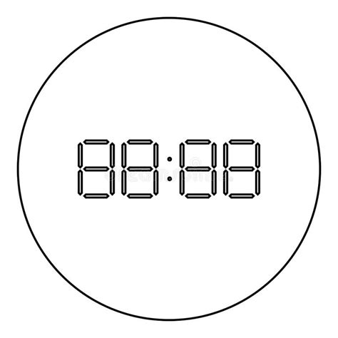 Digital Clock Face
