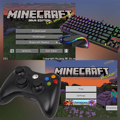 Do You Play With Controller Or With Mouse And Keyboard R Minecraft