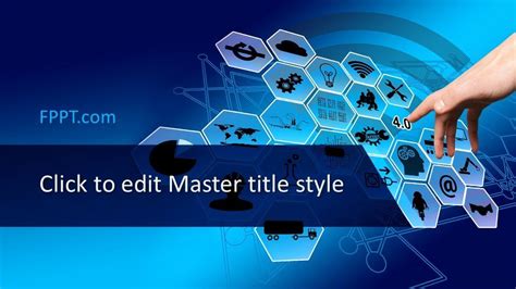 Free Digital Technology Powerpoint Template Free Powerpoint Templates My XXX Hot Girl