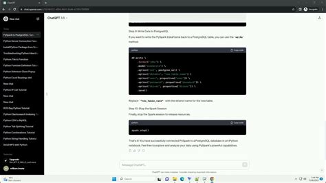 Pyspark Connection To Postgres Database In Ipython Notebook Youtube