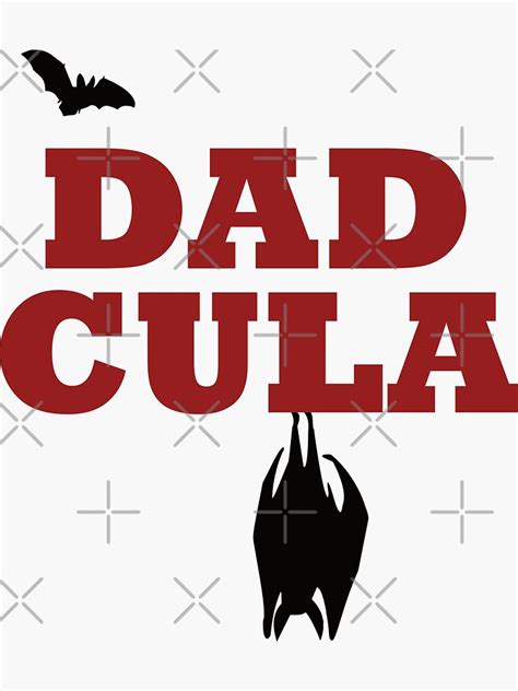 Dadcula Halloween Costume For Dads Sticker For Sale By Vintageknew Redbubble