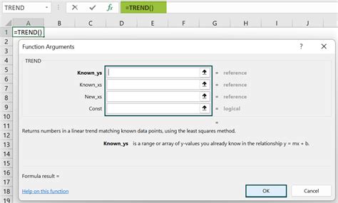 trend function in excel formula examples how to use