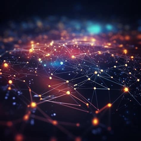 Premium Photo Modern Tech Background Networking And Connections