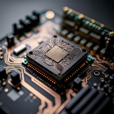 Premium Ai Image Microprocessor 3d Image