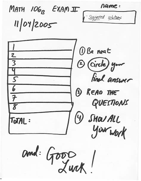 Trig Substitution Calculus Solved Exam Docsity