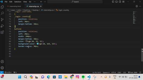 Vishnu Vardhan Botta On Linkedin My First Task In My Internship Is To Create A Landing Page