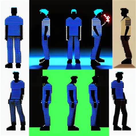 Bystander Sprite Sheet Animation Pixel Art Stable Diffusion Online