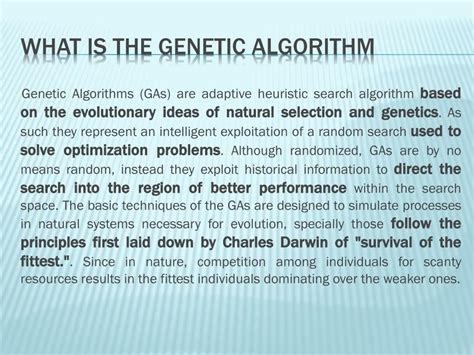 Ppt Genetic Algorithm Powerpoint Presentation Free Download Id6288276