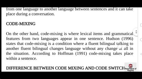 Code Switching Definition Art At John Richard Blog