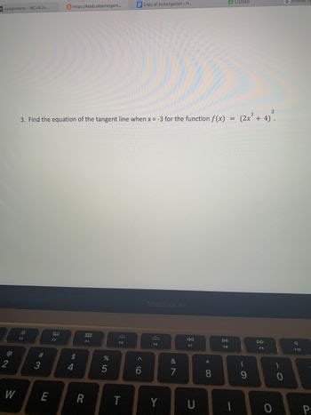 Answered 3 2x³ 4 3 Find the equation of bartleby
