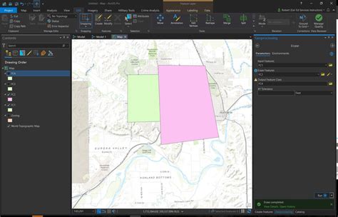 Solved The Difference Between Polygons Esri Community