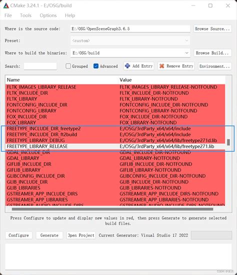 Osg Openscenegraph在win10与vs2022下的部署（osg365vs2022win10x64）个人笔记详细windows安装openscenegraph Csdn博客