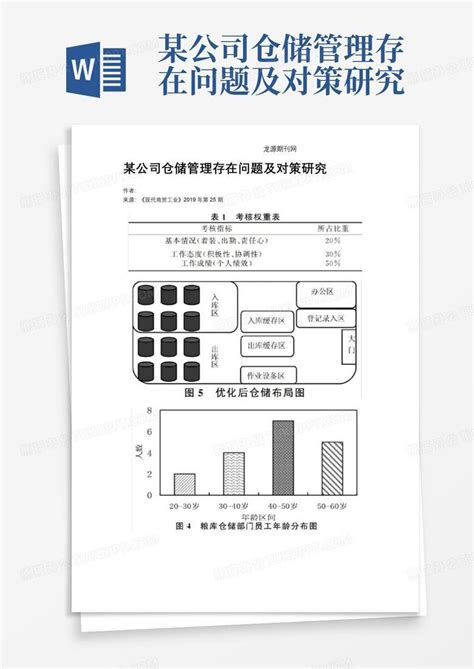 某公司仓储管理存在问题及对策研究Word模板下载 编号ldjrkevo 熊猫办公