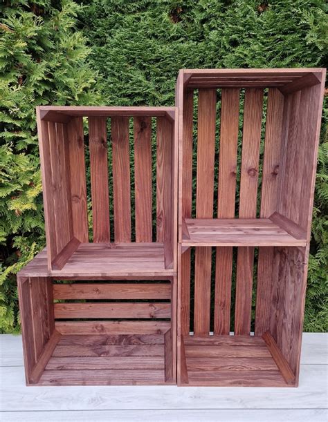 Rustic Brown Wooden Crates
