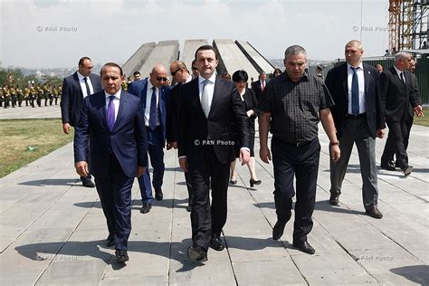 Վրաստանի վարչապետ Իրակլի Ղարիբաշվիլիի այցը Ծիծեռնակաբերդ ֆոտոշարք Panarmenian Photo