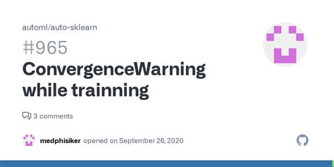 ConvergenceWarning While Trainning Issue 965 Automl Auto Sklearn