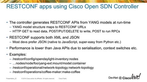 Show And Tell Building Applications On Cisco Open Sdn Controller Ppt
