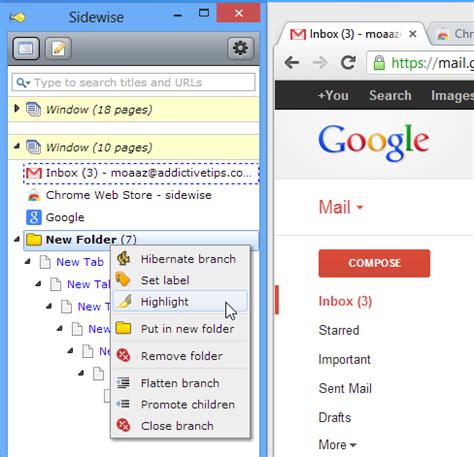 Get A Tree Style View Of Chrome Tabs Group Hibernate Them