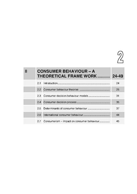 12 Chapter 2 Theoretical Framework Ii Consumer Behaviour A