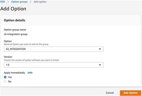 Integrating Amazon Rds For Oracle With Amazon S3 Using S3integration Aws Database Blog