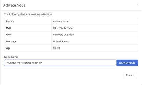 Remote Console Registration