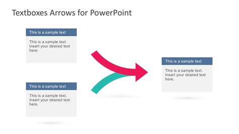 Textboxes And Arrows For PowerPoint SlideModel