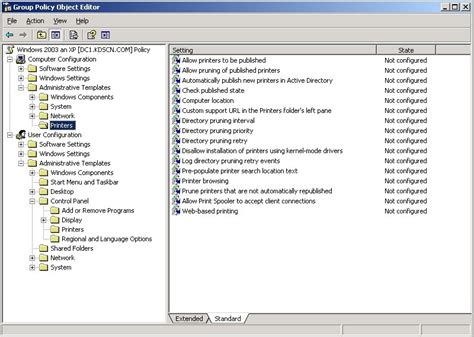Computer Configuration Administrative Templates Williamson