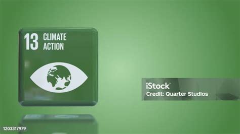 넘버 13 기후 행동 3d 박스 Un 지속가능성 목표 2030 United Nations에 대한 스톡 사진 및 기타 이미지