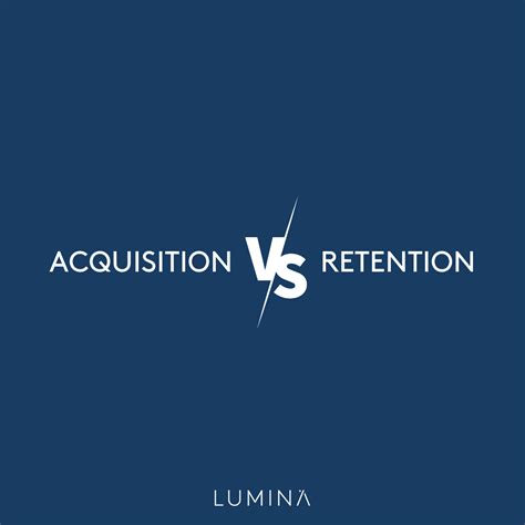 Customer Acquisition Retention Vs Retention Lumina