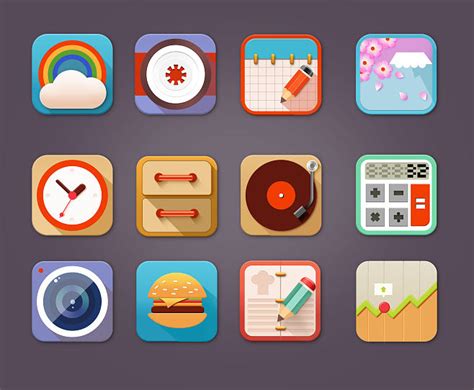 拟物图标设计 素材库 Sucai1 Cn