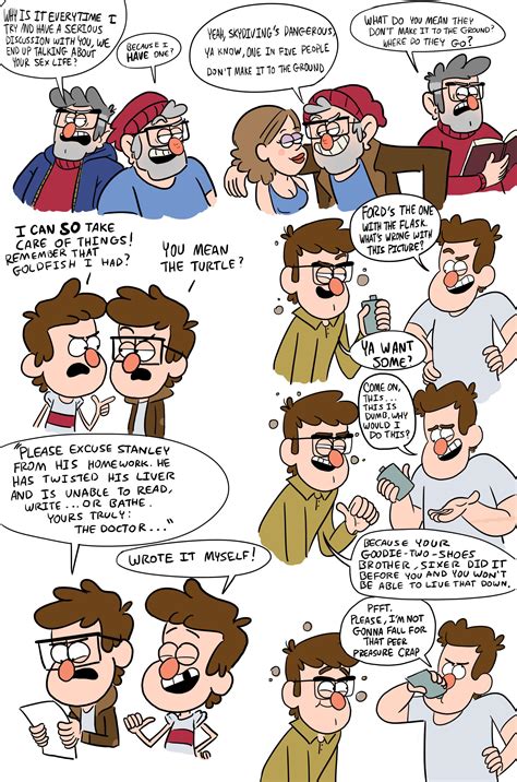 Stan And Ford Incorrect Quotes Rgravityfalls