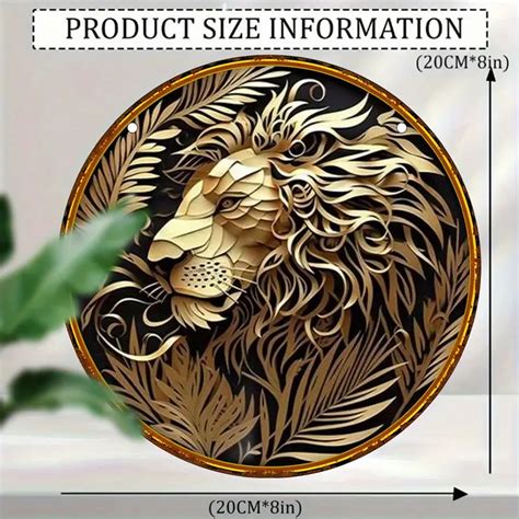 빈티지 스타일 목재 벽 예술 8x8인치 라운드 행잉 사인 홈 오피스 바 카페 침실 장식용 실내외용 다용도 Temu