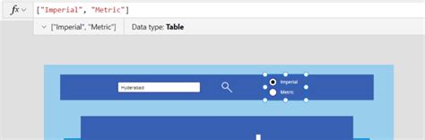 how to create a weather app in powerapps crmonce
