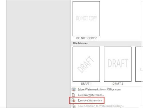 Easy Ways To Remove Watermark In Word From One Page Or All Pages