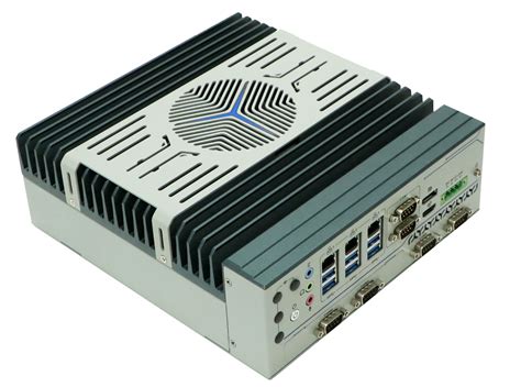 External Smart Temperature Fan Industrial Mini Box Pc With 3 2 5g Lan For Visual Inspection Ai